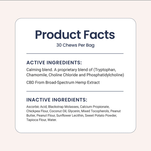 CBD Calming Chews for Dogs | HolistaPet